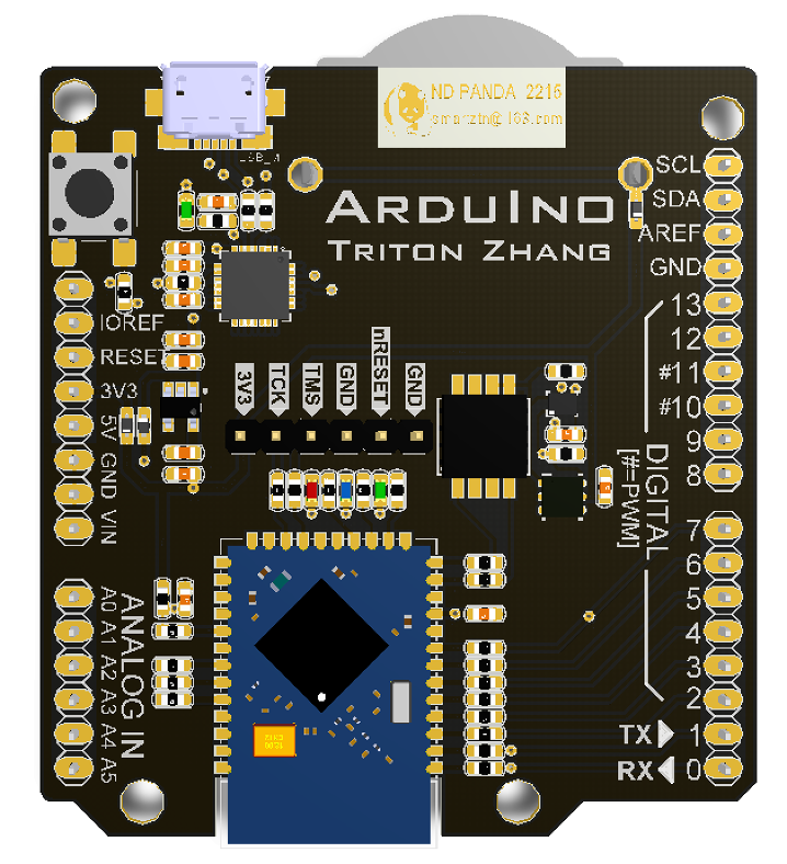 Arduino interaface Panda 2215 Plug-in Module | OpenHardware.io - Enables Open Source Hardware ...